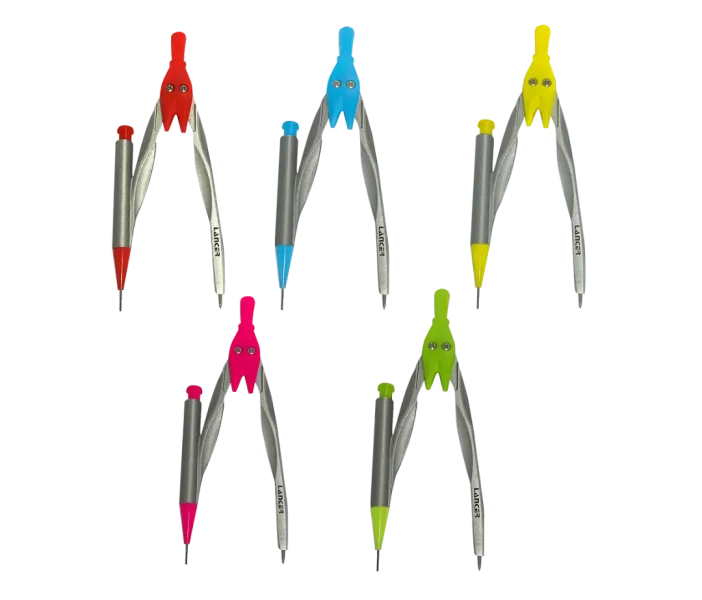 Compás + lápiz 125mm Lancer – Lancer