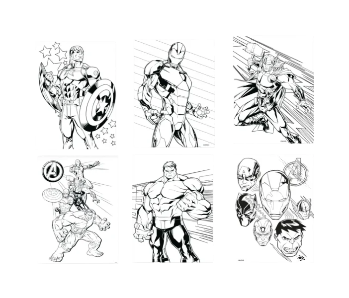 SET CREATIVO DISNEY PARA PINTAR AVENGERS LANCER 30X40CM C.PINTURA ...